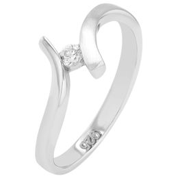 Adelia&acute;s ADELIA ́S Damen Fingerring "Damen Ring aus 925 Silber mit Zirkonia", 54, Silber 925 (Sterlingsilber)silber, Silber 925 (Sterlingsilber), Fingerringe,
