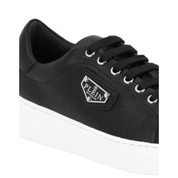 Philipp Plein Herren Sneaker "Iconic Plein", Gr. 36, schwarz-wei&szlig;, Schuhe