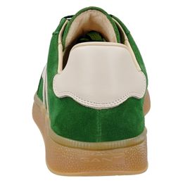 Gant Herren Sneaker "Cuzmo", Gr. 47, gr&uuml;n, Leder, Veloursleder, Schuhe, Retro Sneaker, Schn&uuml;rschuh mit Lederinnenausstattung