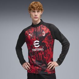 Puma Herren T-Shirt "AC Milan Aufw&auml;rmoberteil Herren", rot, Gr. XL, bedruckt, Obermaterial: 100% Polyester, Shirts
