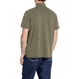 Replay Herren Poloshirtmud, Gr. M, unifarben, Piqu&eacute;, Obermaterial: 100% Baumwolle, Shirts, aus Baumwollpiqu&eacute;, Regular Fit