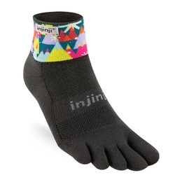 injinji Spectrum Trail Midweight Mini-Crew Bekleidung Unisex bunt