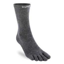 injinji Liner Crew Wool Bekleidung Unisex grau