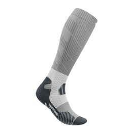 Bauerfeind Sports Trail Run Compression Socks - EU 39-42 Bekleidung Damen grau