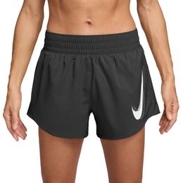 Nike One Swoosh HB Dri-Fit MR BR Short Bekleidung Damen schwarz