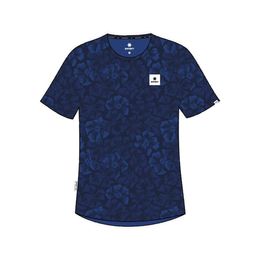 Saysky Flower Combat T-Shirt Bekleidung Damen blau