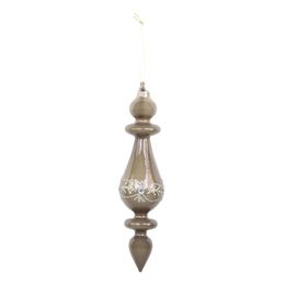 Chic Antique Ornament aus Glas mit Glitzer H17/&Oslash; 4,5 cm, latte skandinavische Deko Online Shop