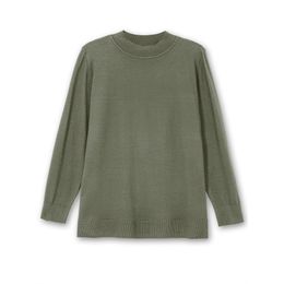 sheego Pullover Damen Gr&ouml;&szlig;e XXL gr&uuml;n