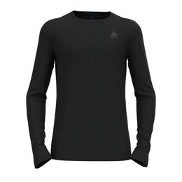 Odlo Merino 200 BL Top Crew Neck L/S Bekleidung Herren schwarz