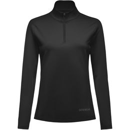 Gore Everyday Mid 1/4-Zip Bekleidung Damen schwarz