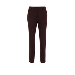 WE Fashion B&uuml;gelfaltenhose Damen Gr&ouml;&szlig;e 44 dunkelbraun