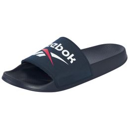 Badesandale Reebok "RBK FULGERE SLIDE", Damen, Gr. 39, vecnav, wei&szlig;, vecrot, Synthetik, Schuhe