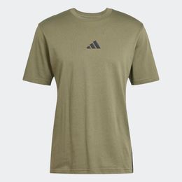 adidas Sportswear Funktionsshirt Herren Gr&ouml;&szlig;e M oliv / schwarz