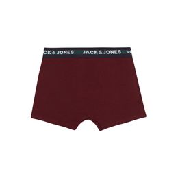 Jack & Jones Jack & Jones Junior Boxershorts Jungen Gr&ouml;&szlig;e 176 navy / dunkelgrau / dunkelgr&uuml;n / weinrot