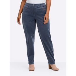 sheego Hose Damen Gr&ouml;&szlig;e 54 rauchblau