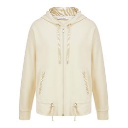 Peter Hahn - Sweatjacke, beige, Gr. 36 / S - Baumwolle