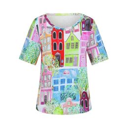 efixelle - Rundhals-Shirt, mehrfarbig, Gr. 36 / S - Baumwolle