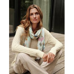 Peter Hahn - Pullover mit Kaschmir, weiss, Gr. 42 / M - Schurwolle
