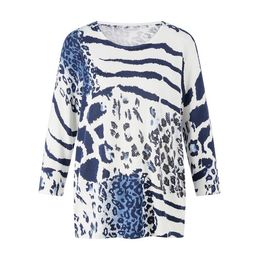 Emilia Lay - Rundhals-Pullover, weiss, Gr. 48 / XL