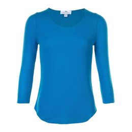 Peter Hahn - Pullover aus 100% Premium-Kaschmir, blau, Gr. 40 / M - Kaschmir