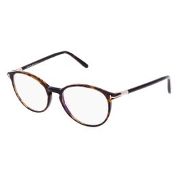 Tom Ford FT5617-B Brille Unisex | Fassung: Vollrand, Rund, Havanna