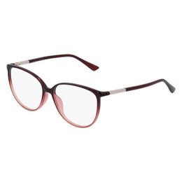 Calvin Klein CK21521 Brille Unisex | Fassung: Vollrand, Butterfly, Burgunder Gl&auml;nzend