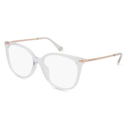Michael Kors MK4084U Brille Damen | Fassung: Vollrand, Quadratisch, Wei&szlig; Transparent