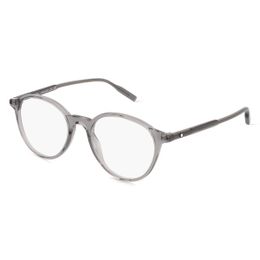 Montblanc MB0291O Brille Herren | Fassung: Vollrand, Rund, Grau Transparent