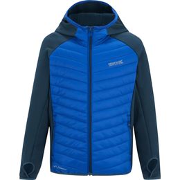 Regatta Andreson Kinder Hybridjacke blau 116 - Kinderjacken