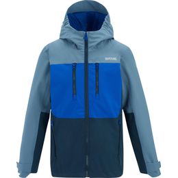 Regatta Highton Kinder Regenjacke blau 116 - Kinderjacken