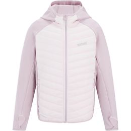 Regatta Andreson Kinder Hybridjacke rosa 128 - Kinderjacken
