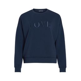 Vila Sweatshirt 'VIReflect Love' Damen Gr&ouml;&szlig;e XS navy