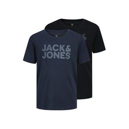 Jack & Jones Jack & Jones Junior T-Shirt Jungen Gr&ouml;&szlig;e 128 marine / navy / schwarz