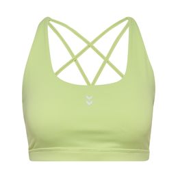 Hummel Sport-BH 'Hiit Impact' Damen Gr&ouml;&szlig;e XL grau / pastellgr&uuml;n