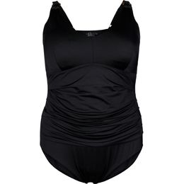 Swim By Zizzi Badeanzug 'Senya' Damen Gr&ouml;&szlig;e 8XL schwarz