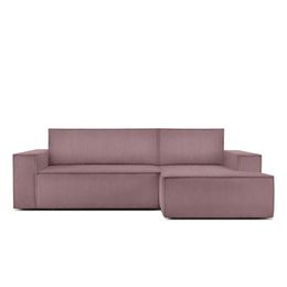 KONSIMO Ecksofa Napi rosa/pink Ma&szlig;e (cm): B: 262 H: 88 &raquo; M&ouml;bel Kraft