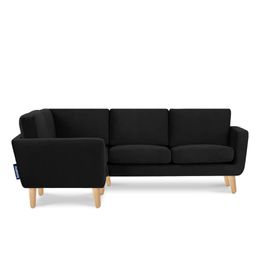 KONSIMO Ecksofa Tagio schwarz Ma&szlig;e (cm): B: 220 H: 80 &raquo; M&ouml;bel Kraft