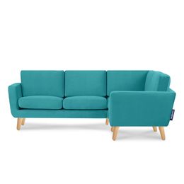 KONSIMO Ecksofa Tagio t&uuml;rkis/petrol Ma&szlig;e (cm): B: 220 H: 80 &raquo; M&ouml;bel Kraft