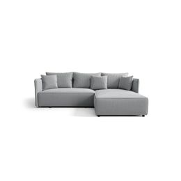 M&ouml;bel Kraft Ecksofa mit Schlaffunktion Milano grau Ma&szlig;e (cm): B: 245 H: 85 &raquo; M&ouml;bel Kraft