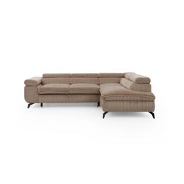 S-STYLE Ecksofa mit Schlaffunktion Bonnie beige Ma&szlig;e (cm): B: 275 H: 76 &raquo; M&ouml;bel Kraft