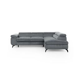 S-STYLE Ecksofa mit Schlaffunktion Bonnie grau Ma&szlig;e (cm): B: 275 H: 76 &raquo; M&ouml;bel Kraft