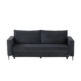 Schlafsofa Teresina schwarz Ma&szlig;e (cm): B: 222 H: 93 T: 98.0 Sofas > Sofas nach Material > Stoffsofas &raquo; Sofa DE