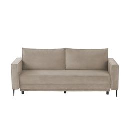 Schlafsofa Teresina braun Ma&szlig;e (cm): B: 222 H: 93 T: 98.0 Sofas > Sofas nach Material > Stoffsofas &raquo; Sofa DE