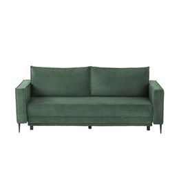 Schlafsofa Teresina gr&uuml;n Ma&szlig;e (cm): B: 222 H: 93 T: 98.0 Sofas > Sofas nach Material > Stoffsofas &raquo; Sofa DE