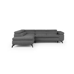 S-STYLE Ecksofa mit Schlaffunktion Bonnie grau Ma&szlig;e (cm): B: 275 H: 76 Sofas > Sofas nach Material > Stoffsofas &raquo; Sofa DE
