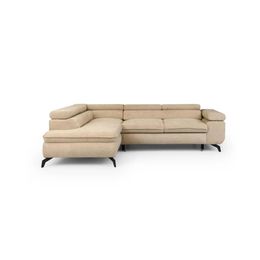 S-STYLE Ecksofa mit Schlaffunktion Bonnie braun Ma&szlig;e (cm): B: 275 H: 76 Sofas > Sofas nach Material > Stoffsofas &raquo; Sofa DE