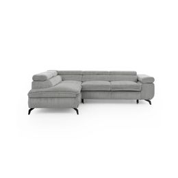 S-STYLE Ecksofa mit Schlaffunktion Bonnie grau Ma&szlig;e (cm): B: 275 H: 76 Sofas > Sofas nach Material > Stoffsofas &raquo; Sofa DE