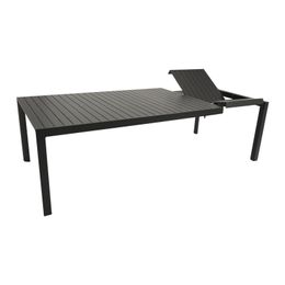 DEGAMO Ausziehtisch LAGOS XL 195/255X120cm, Aluminium anthrazit