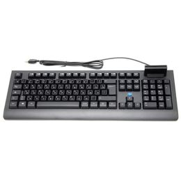Simpletek Tastatur QWERTY Russisch Wired with Smart Card Reader