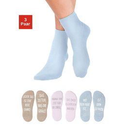 Arizona Kuschelsocken 'Damensocken Spr&uuml;chesocken' mehrfarbig Gr. 39-42 f&uuml;r Damen. Normal. Nachhaltig.